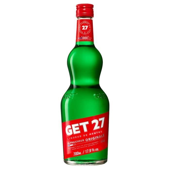 Liqueur Get 27 - Liqueur de menthe - France - 17.9%vol - 70cl - La cave ...
