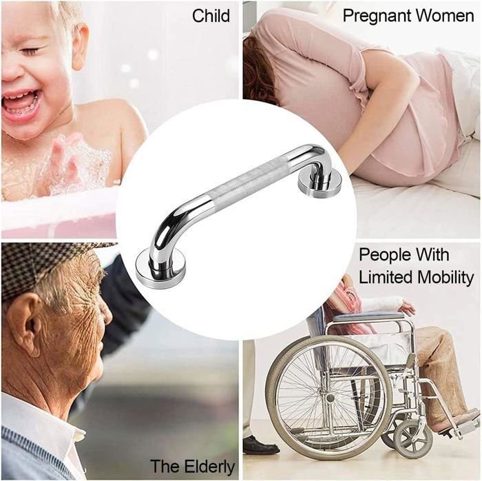 Main Courante Toilet grab bar Stainless steel grab bar Bathtub handle ...