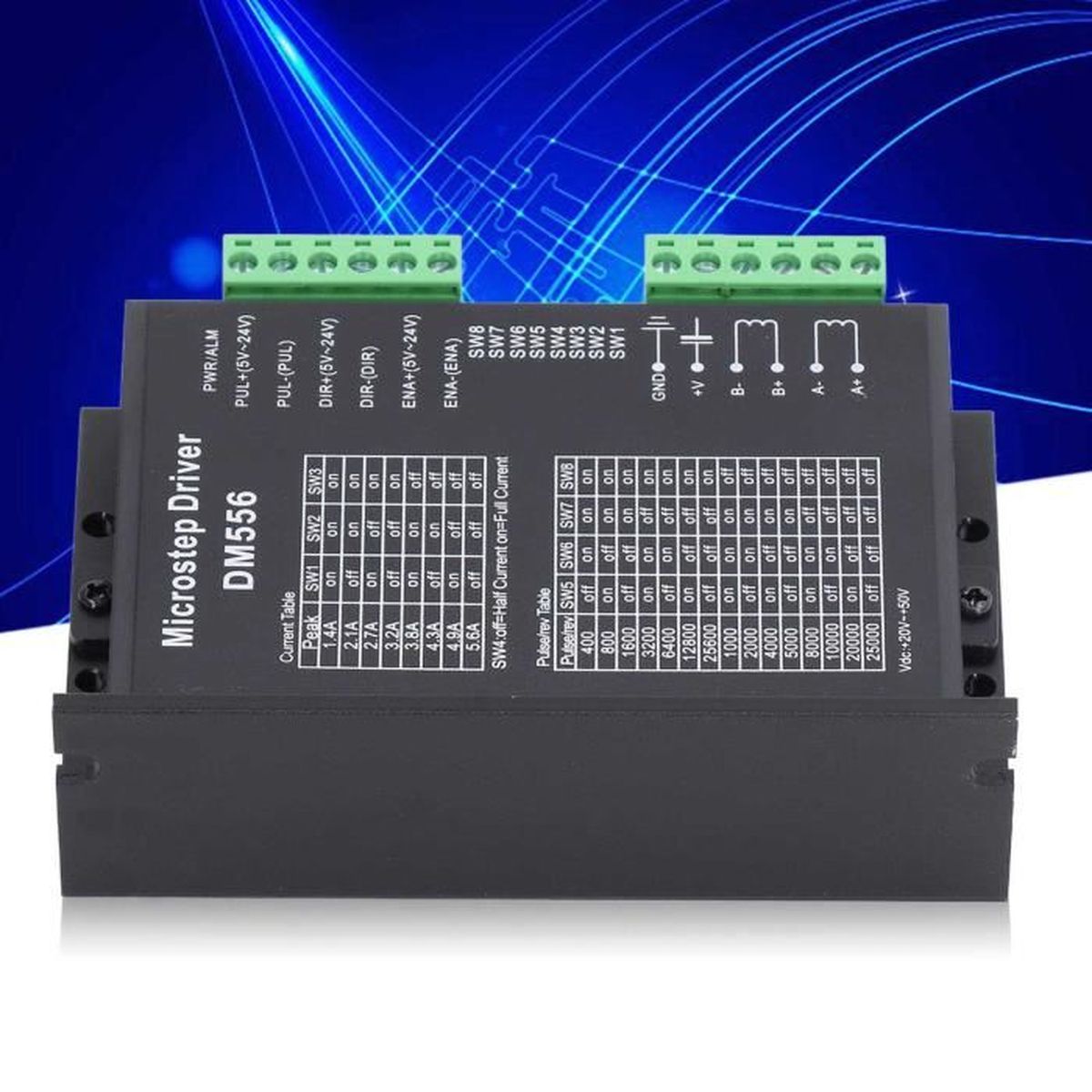 Pilote micropas Microstep Driver numérique pour 57 86 NEMA23 NEMA34 contrôleur de moteur pas à ...