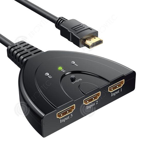 INN Câble HDMI 1080P câbles HDMI 1 vers 3 commutateur multifonction ...