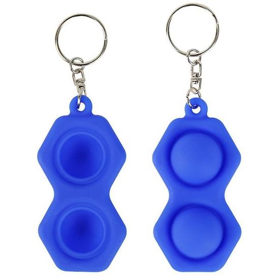 Hand spinner,Mini Simple Dimple Pop Bubble Porte-clés Stress Relief ...