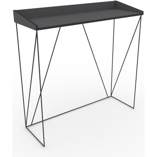 Console structure métallique noir - Cdiscount Maison