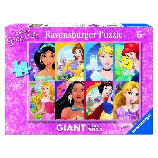 Ravensburger Italy Disney Princess Puzzle de 125 pièces, - 09789 ...