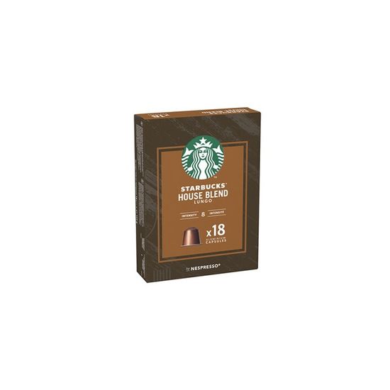 Starbucks Capsules café Nespresso House Blend X18 - 7613287418890 ...