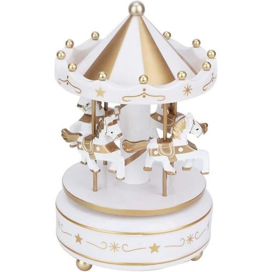 Boîte à musique - TRAHOO - Carrousel Musical - Noir - Taille standard ...