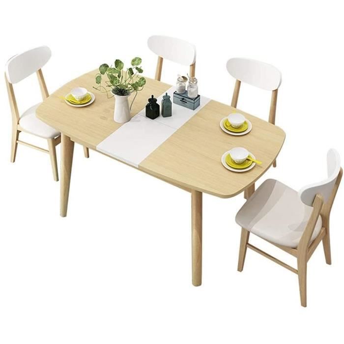 Tables À Manger Table de Table Pliable Set Nordic Cuisine Avec Chaises ...