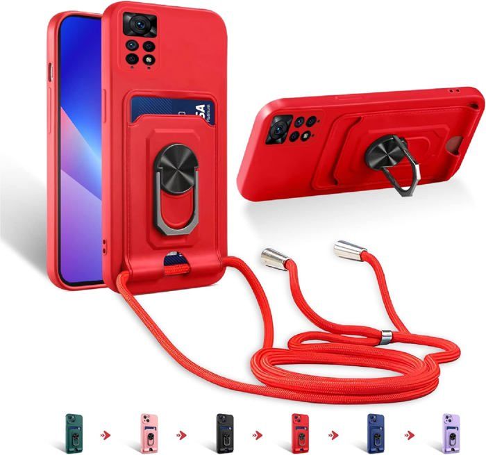 Coque Xiaomi Redmi Note 12 Pro/11E Pro, Lanyard ajustable, protection ...