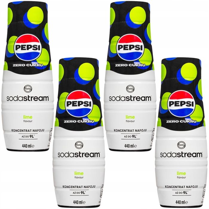 4x SodaStream Pepsi MAX Sirop de citron vert 440 ml - Cdiscount Au ...
