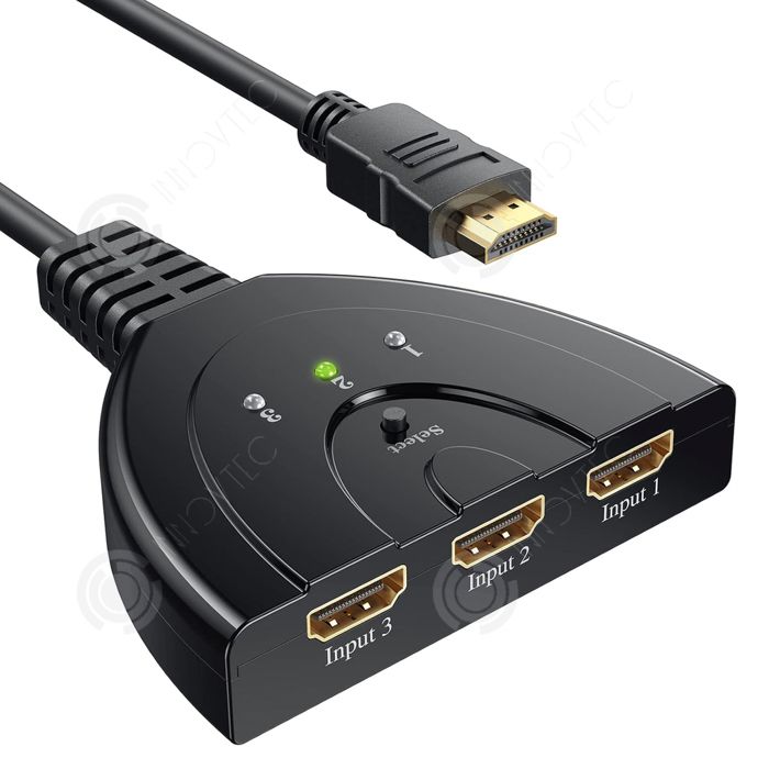 INN Câble HDMI 1080P câbles HDMI 1 vers 3 commutateur multifonction ...