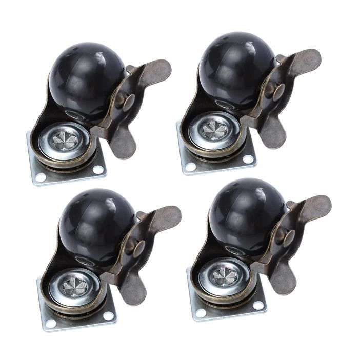 4 Pièces Avec Frein Balle Roulettes Vintage Chaise De Bureau Meubles ...