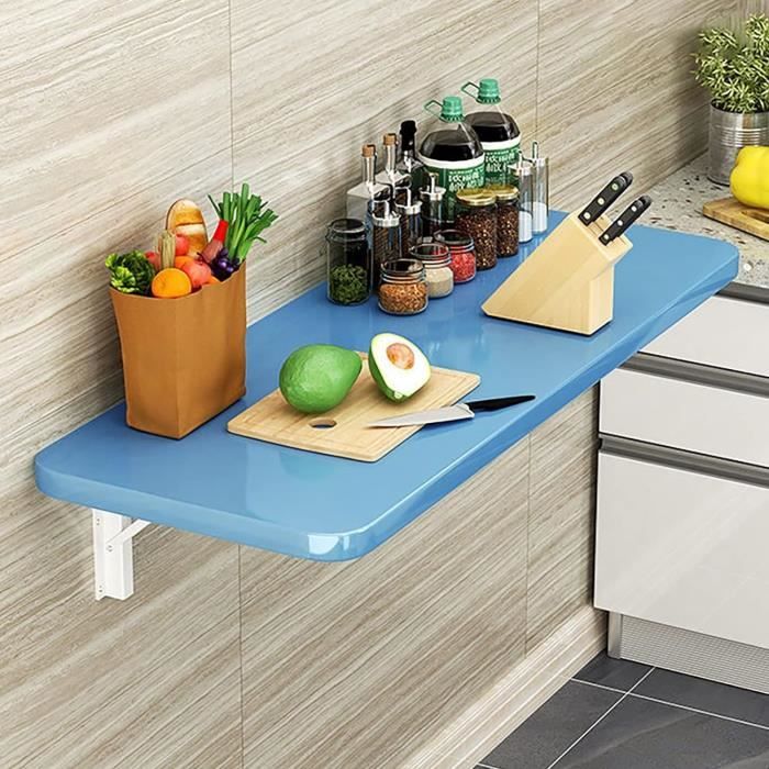 Table Murale Rabattable En Bois, Table Pliante Murale Table Cuisine ...