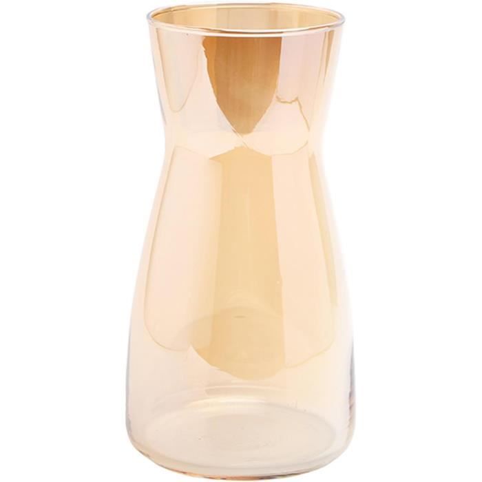 Vase à Fleurs en Verre, Vase en Verre Transparent, 20CM Haut Vase en Verre pour décoration de ...