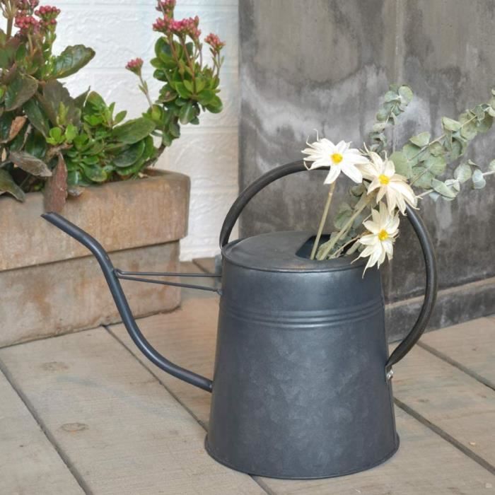 Arrosoir de jardin en zinc galvanisé pour intérieur et extérieur ...