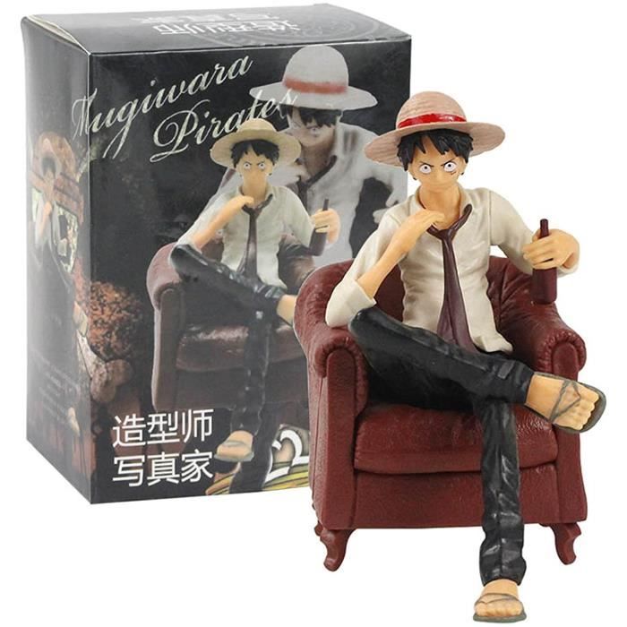 One Piece Figure Mugiwara Pirate Luffy Assis Sofa Ver.Figurines d ...