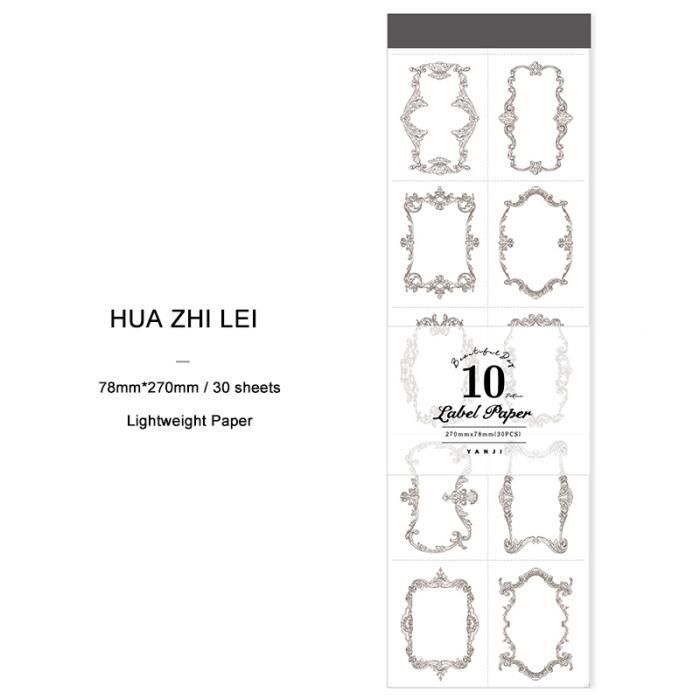 BQB-FGYJ-06 - bloc Notes déchirable à bordure Simple INS, 30 feuilles ...