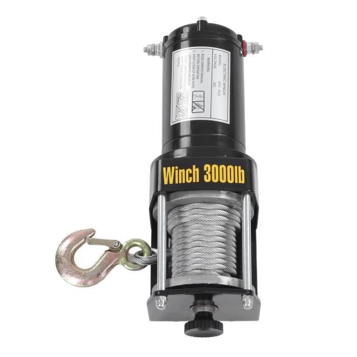 Cikonielf Treuil électrique pour UTV Kit de treuil électrique 24V avec ...