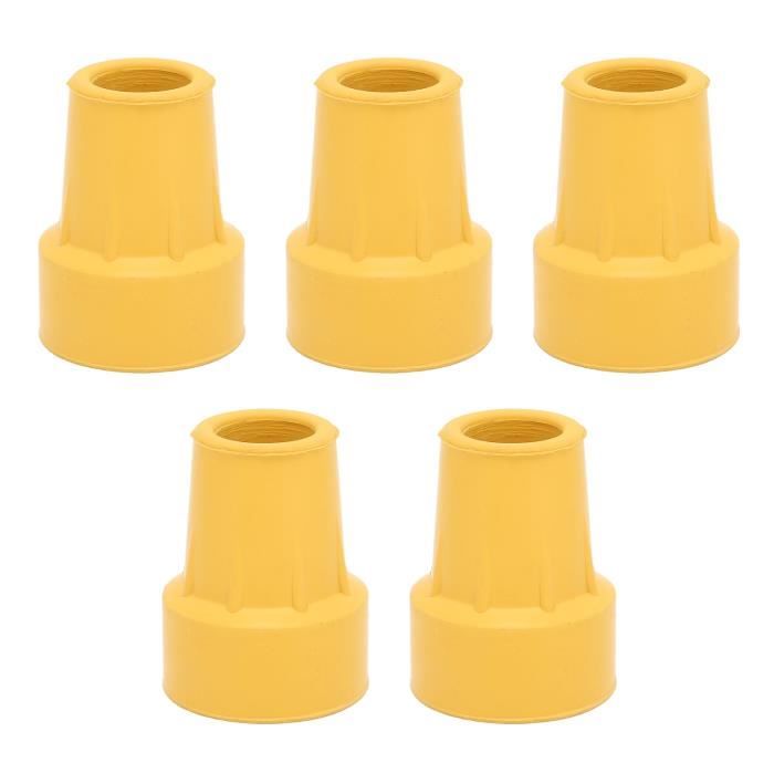 Hililand Embouts de canne de marche 5 pièces embouts de canne à angle ...