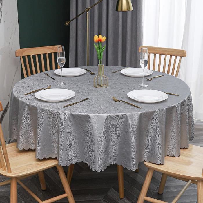 Kentop Nappe de table Nappe Ronde Anti Tache Nappe Salle à Manger ... Kentop Nappe de table Nappe Ronde Anti Tache Nappe Salle à Manger ...