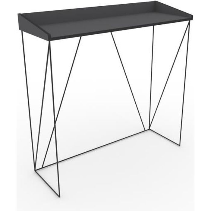 Console structure métallique noir - Cdiscount Maison