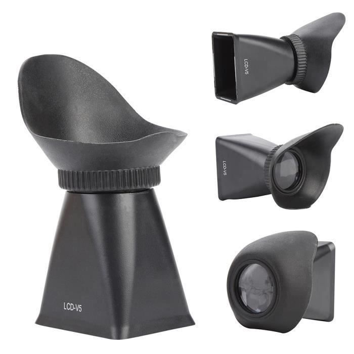 Viseur d'écran Sonew Visionneuse à loupe LCD 28X avec capot d'extension ...