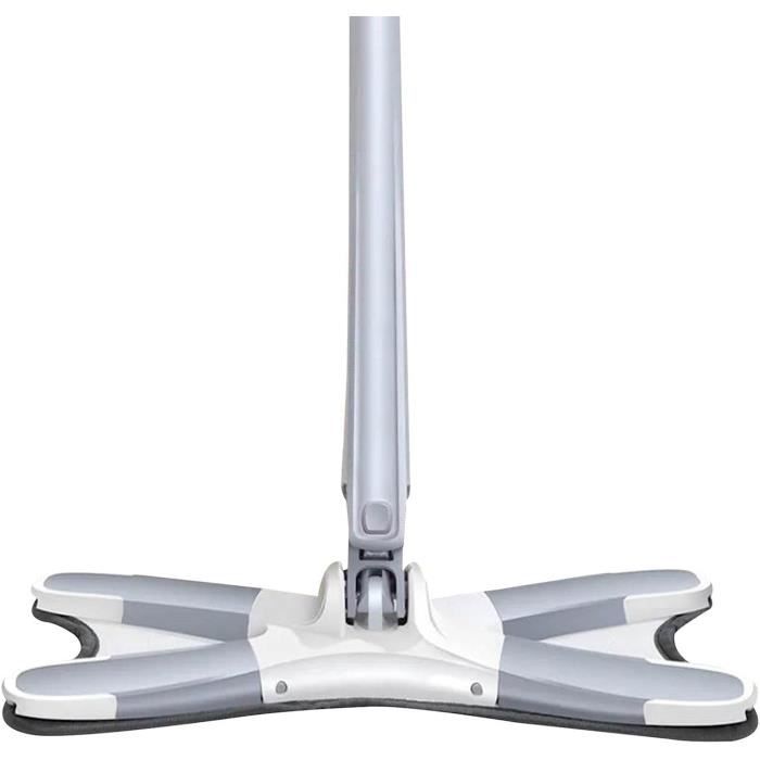 Jisoudia Balai de nettoyage rotatif réglable | Balais amovibles en forme de X avec long manche ...