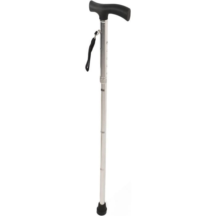 Canne De Marche, Canne De Marche Pliante Avec 5 Sections, Bâton De ...