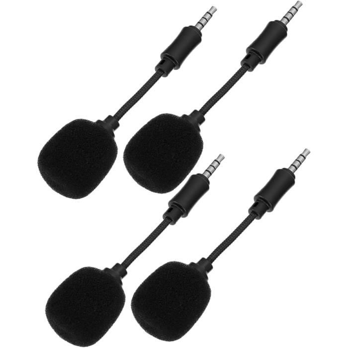 4 Pièces Mini Microphone Micro Portable Microphone Professionnel ...