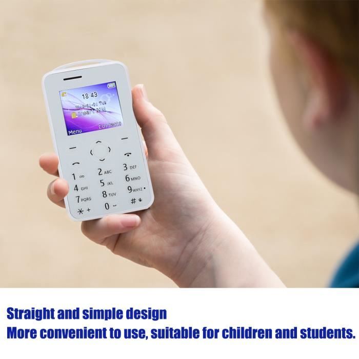 Téléphone portable - VBESTLIFE - A5 - 1,77'' - 0,3MP - Fonction MP3 ...