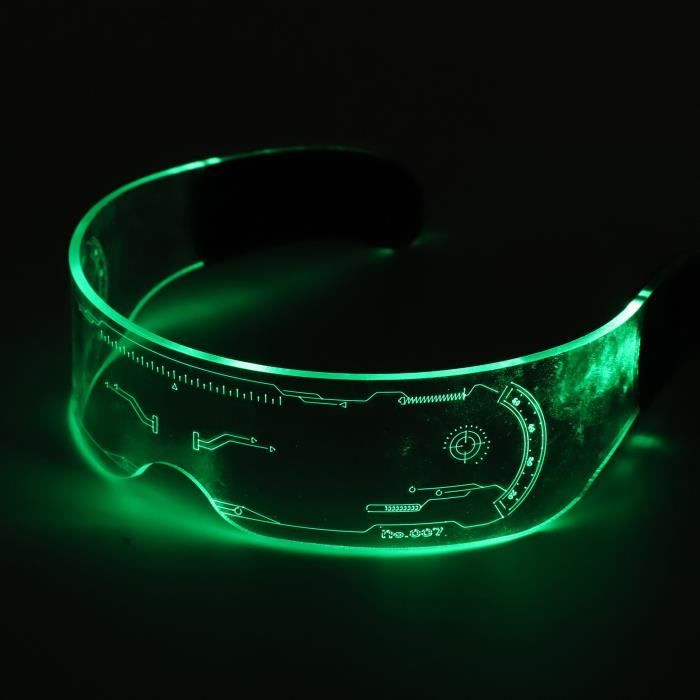 Lunettes LED,Lunettes Lumineuses LED,Lunettes à Visière LED ...