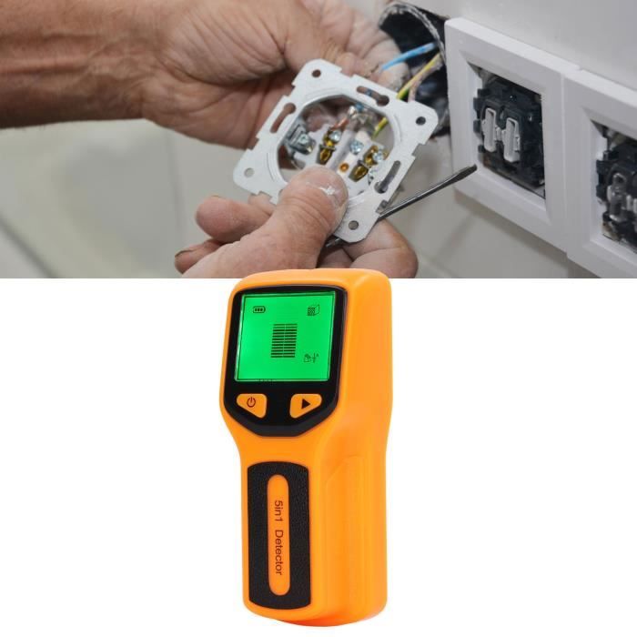 Détecteur de montants muraux Scanner mural portatif 5 en 1, détecteur ...