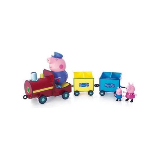 Coffret Train de Papy Pig avec Peppa Pig et George - Figurines ...