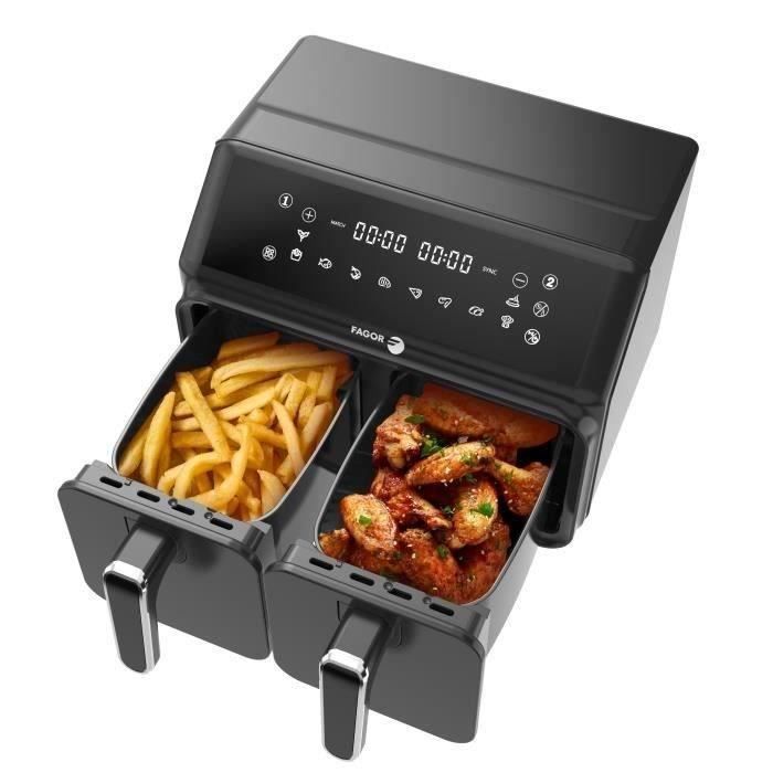 Friteuse sans huile FAGOR - Airfryer FG2X4L - Capacité 8L - Double ...