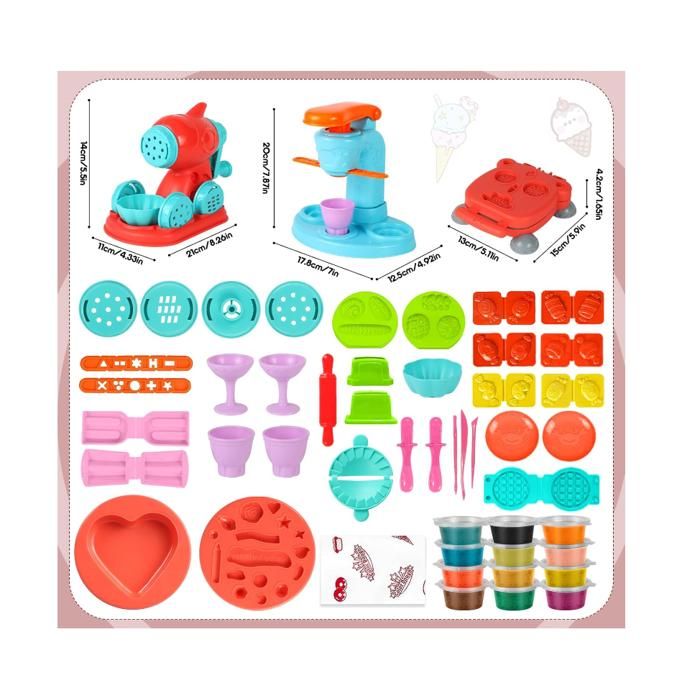 Pâte À Modeler pour Enfants 3 Ans, Accessoire Pâte À Modeler pour ...