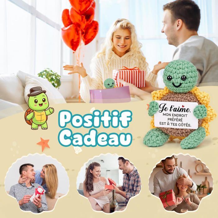 Cadeau Saint Valentin Pour Homme Femme, Cadeau Couple - Tortue En ...