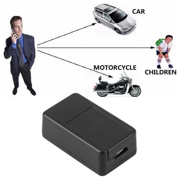 Drfeify Traqueur GPS en temps reel GPS Tracker en temps reel voiture camion vehicule mini dispositif de suivi GSM GPRS