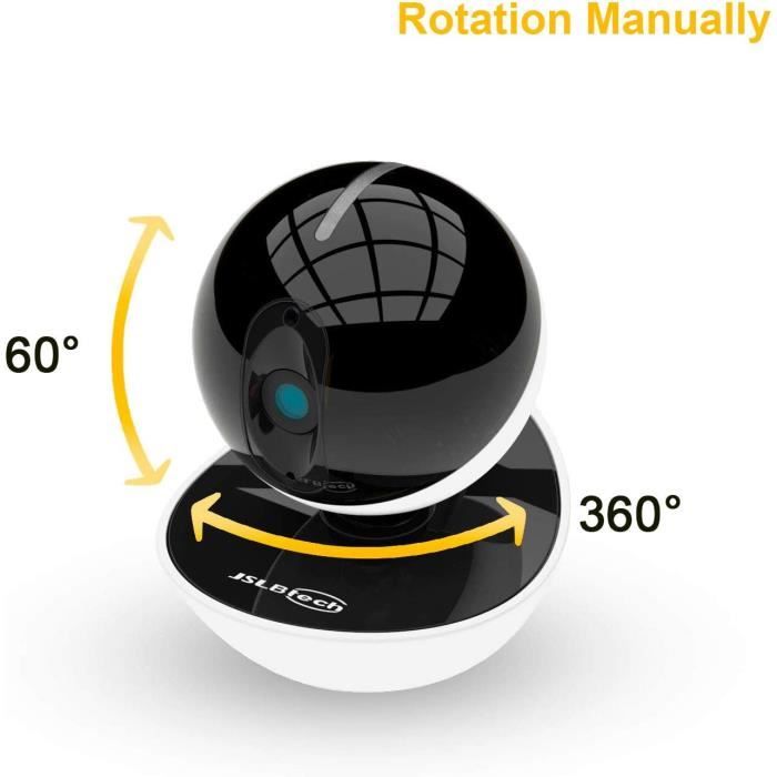 LBtech Babyphone Moniteur vidéo bébé avec écran LCD 4,3", Audio ...