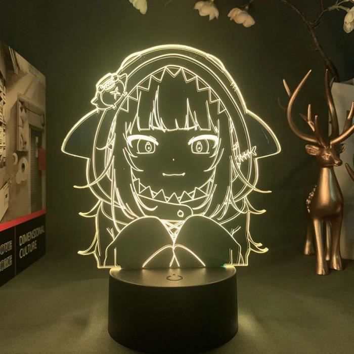 Mori Calliope - Hololive Ouro Kronii Ninomae Inanis 3d led lampe de ...