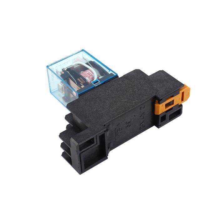 QID-Relais de puissance avec base de prise AC 220V Electromagnetic ...