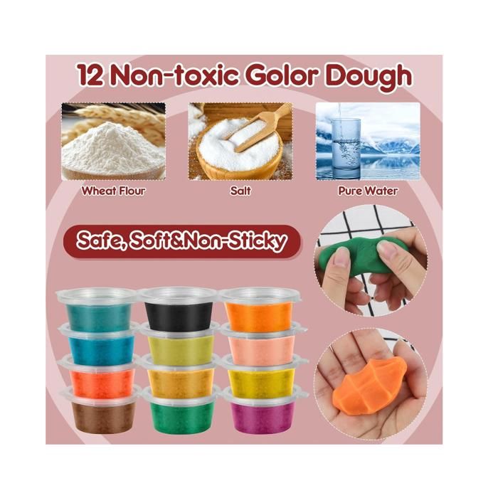 Pâte À Modeler pour Enfants 3 Ans, Accessoire Pâte À Modeler pour ...