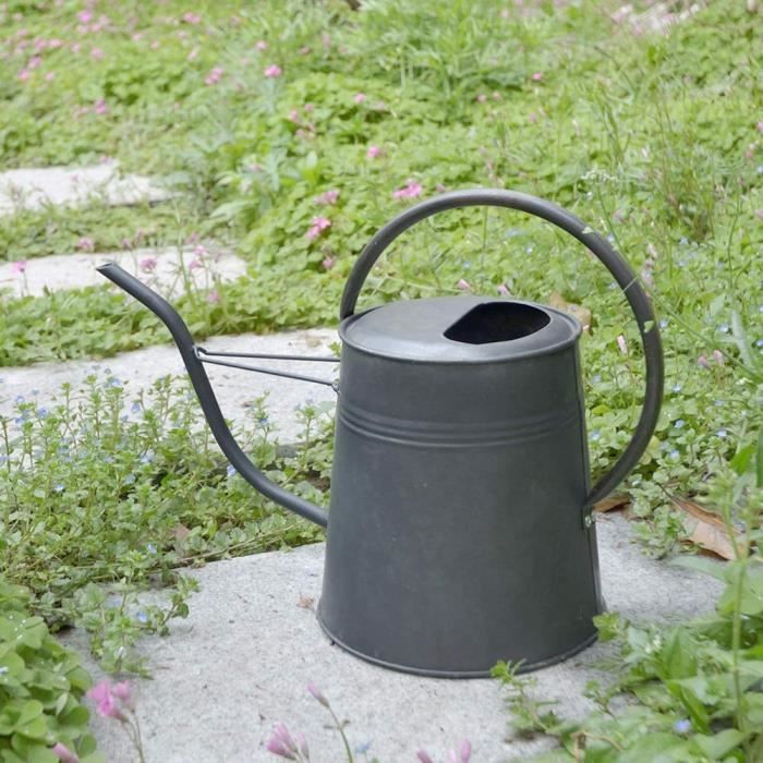 Arrosoir de jardin en zinc galvanisé pour intérieur et extérieur ...