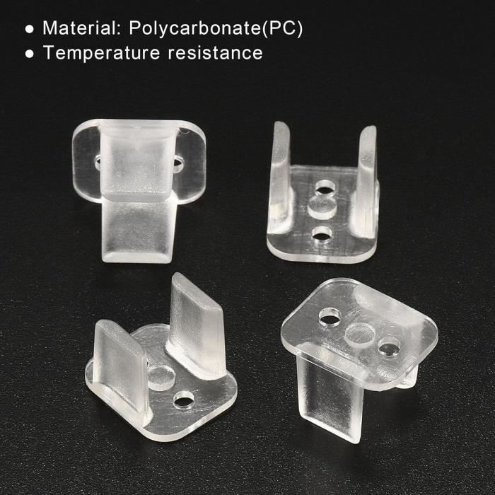 Led Néon Montage Clips, Fixation Pinces Support Apte 8Mm Silicone Led ...