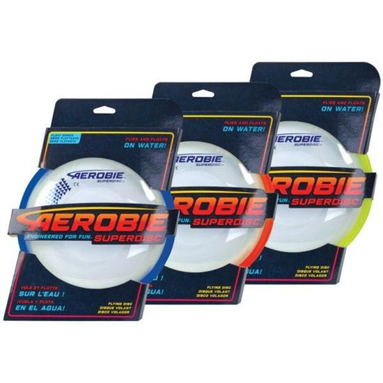 Frisbee - AEROBIE - Superdisc - Robuste et incassable - Vol rectiligne ...
