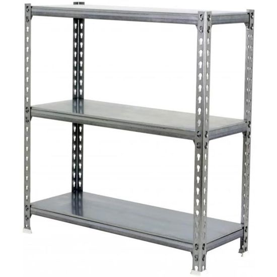 Étagère Métallique Sans Vis Simonclick Superplus 3-500 1000 Galva-Galva[n650] - Cdiscount Maison