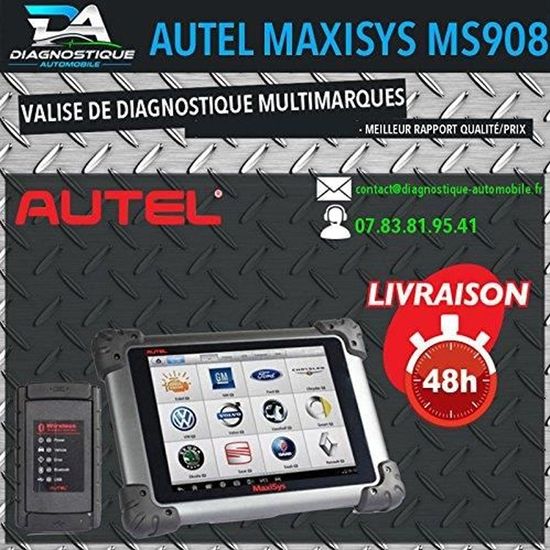 Mister Diagnostic® Outil Diagnostic AUTEL MAXISYS MS908 - Valise ...
