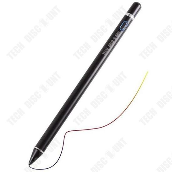 Crayon de charge USB - TD® - iPad - Noir - Stylo capacitif actif ...