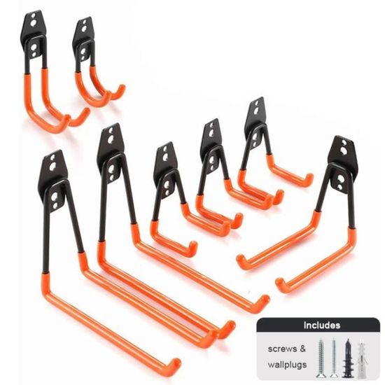 1 jeu de crochets robustes crochet de rangement durable pour balcon SAC ...
