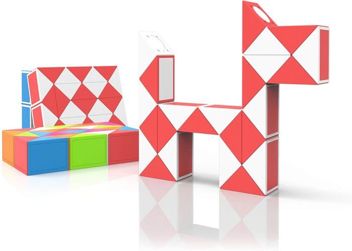 Serpent Magique Avec 24 Blocs Magic Snake Cube Twist Puzzle - Jeux De ...