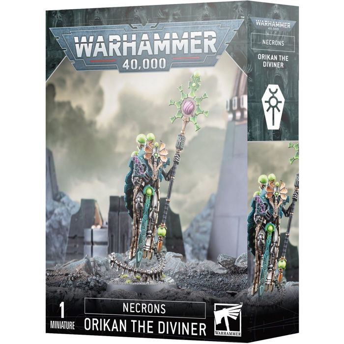 Figurine - GAMES WORKSHOP - Necron Orikan Le Devin - Détails ...