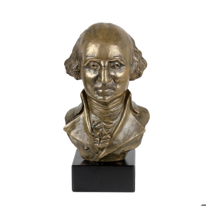 George Washington - buste sur marbre, statuette d'une personne célèbre ...