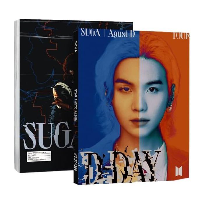 KPOP BTS Album photo SUGA SugaAgust D papier couché impression couleur ...